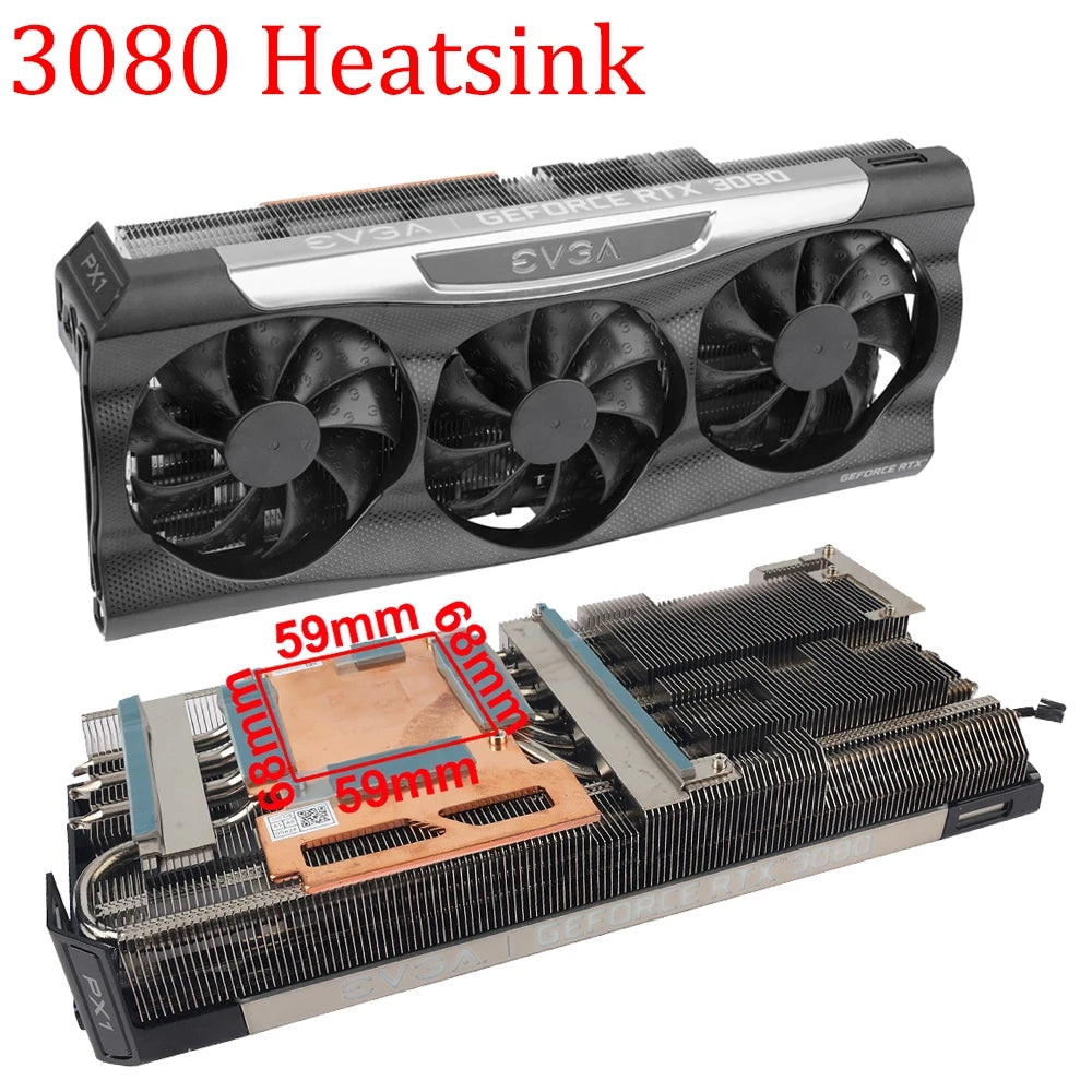 Video Card Heatsink For EVGA RTX 3080 FTW3 Ultra Gaming Heatsink Cooli ...