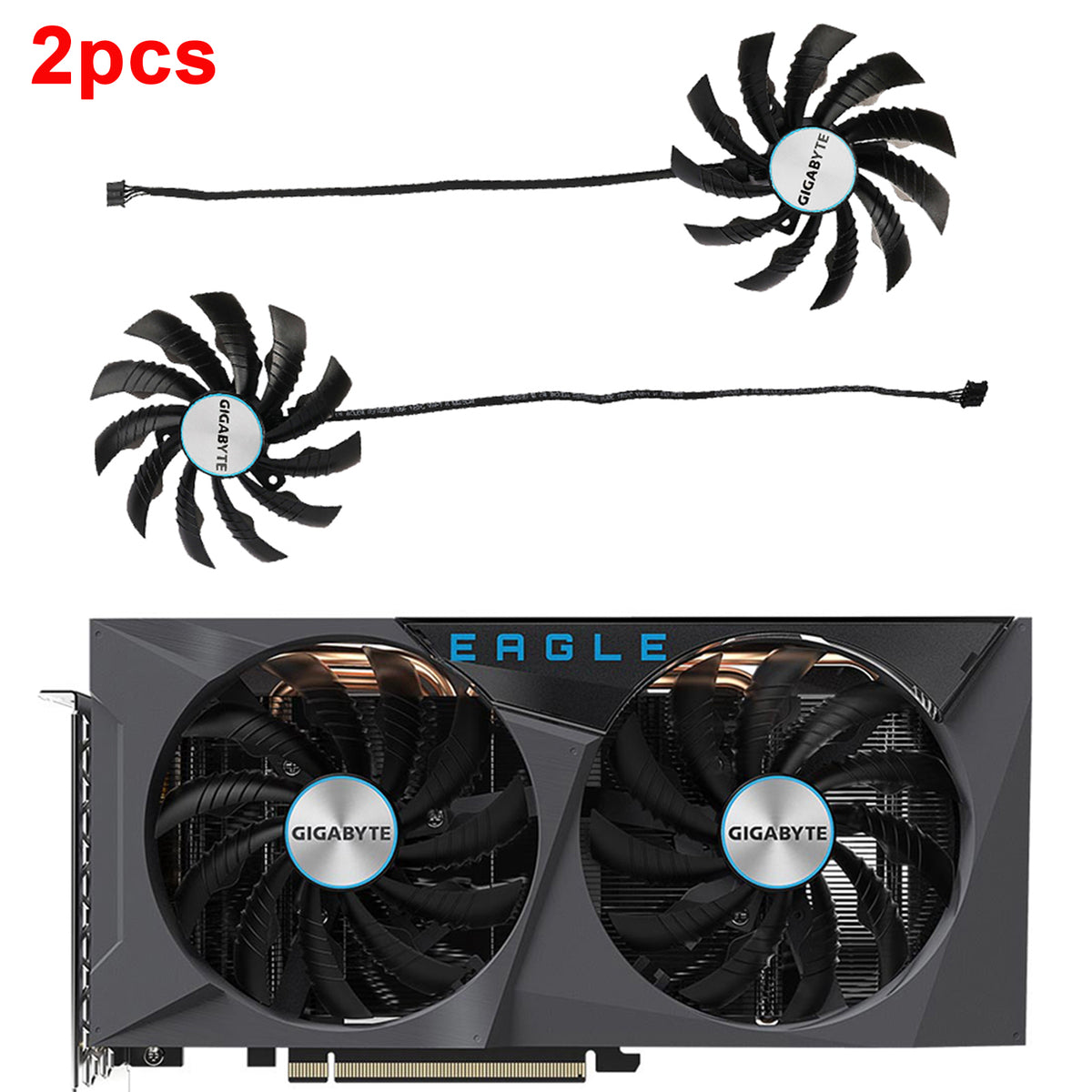 PLD10010S12H 95mm Video Card Fan Replacement For Gigabyte RTX 3060 Ti ...