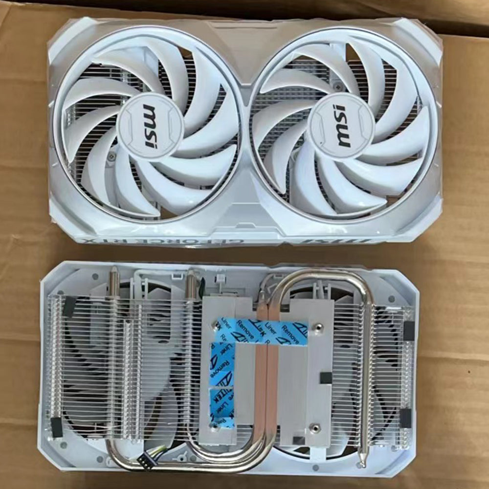 New White GPU Heatsink For MSI RTX 4060 VENTUS 2X WHITE Graphics Card ...