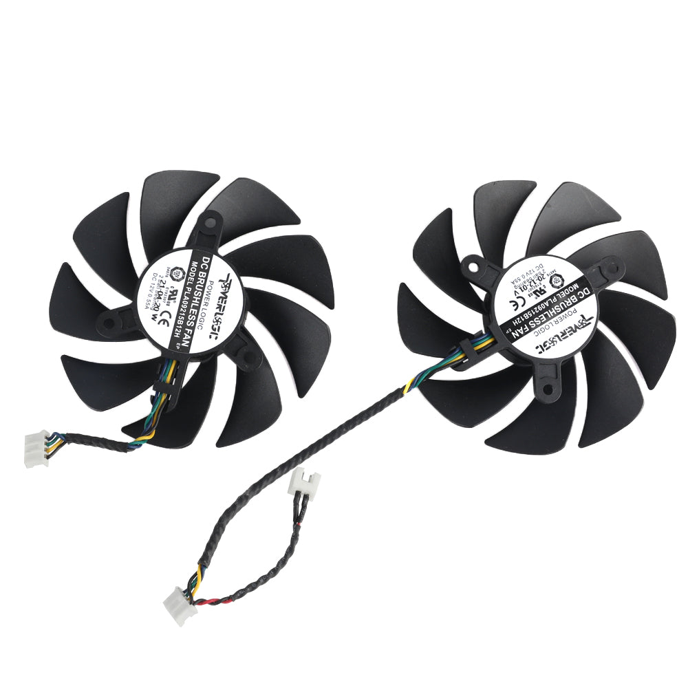 87MM PLA09215B12H Ball Bearing Video Card Fan For Dell RTX3070 RTX3080 ...