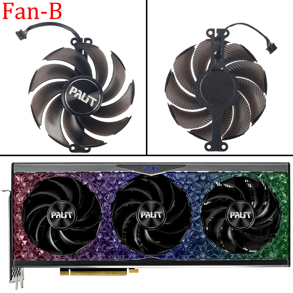 Cooling Fan Replacment For Palit RTX 3080 3090 GameRock Graphics Card ...