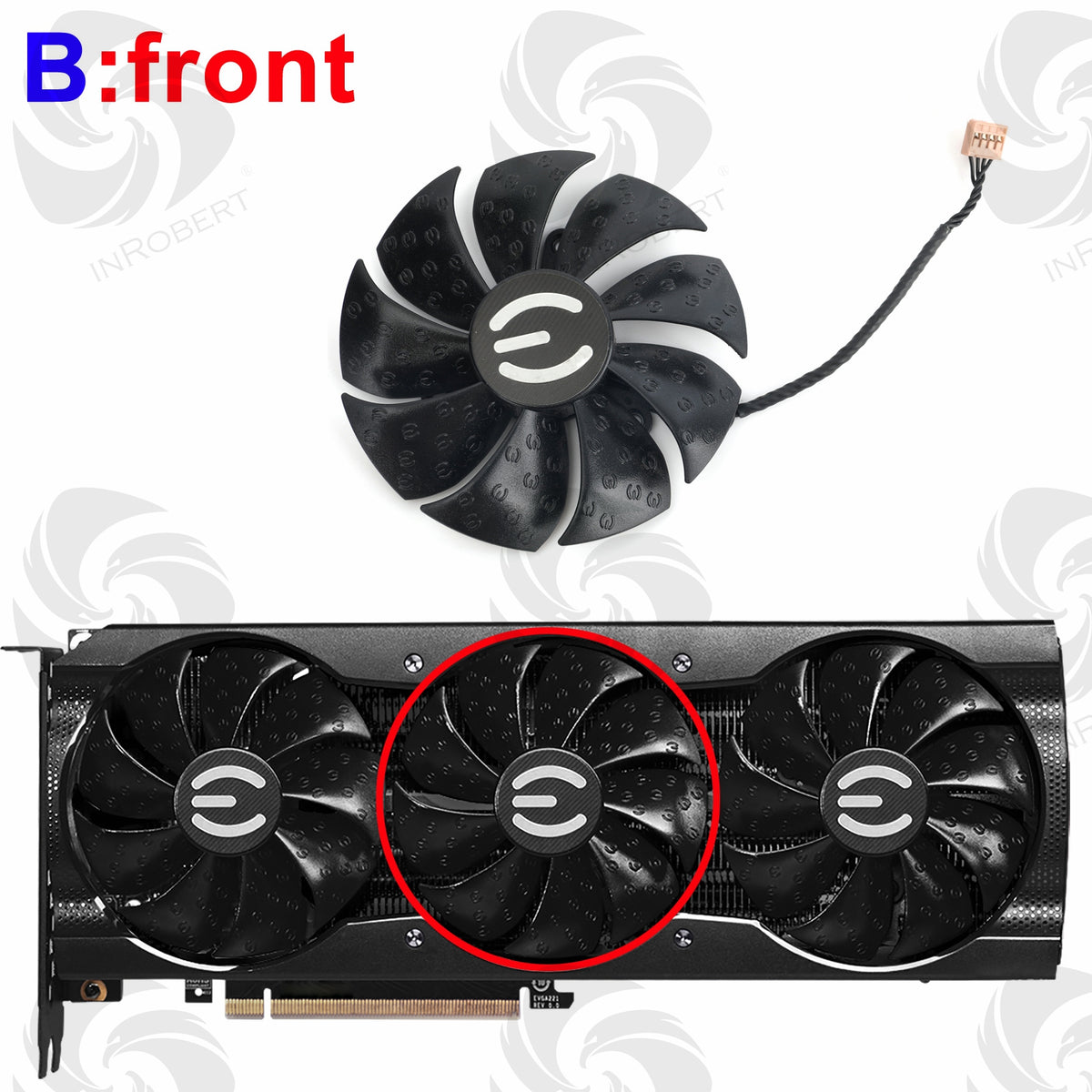 87mm PLA09215S12H Fan Video Card For EVGA RTX 3070 3080 3090 XC3 BLACK ...